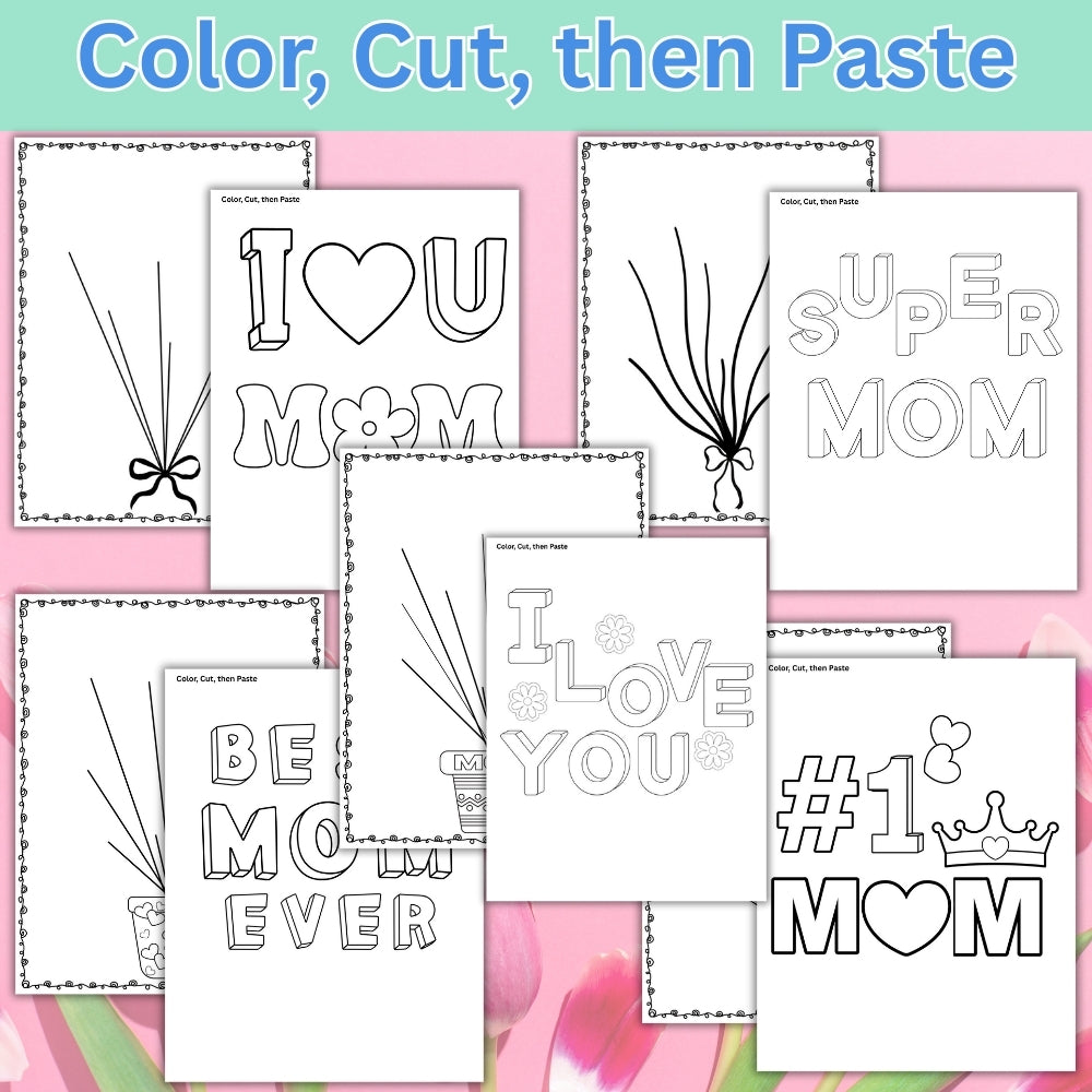 Printable Mother’s Day Craft – 5 Creative DIY Projects – Arts Crafts ...