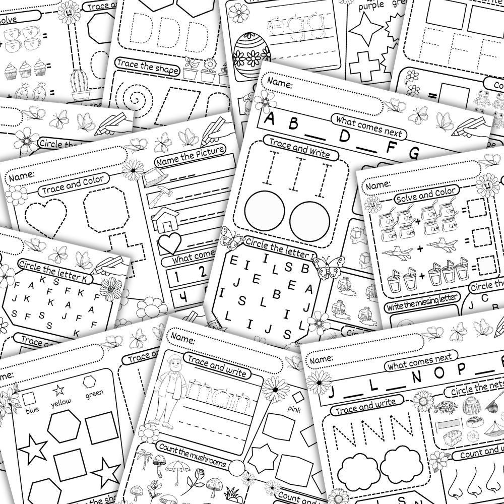 Printable Morning Worksheets for Kids – 26 Pages – Arts Crafts Learning